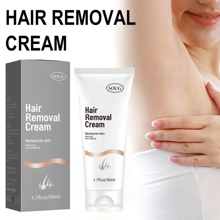 Hair Removal Cream Painless Hair Remover Fast Leg Arm Smooth Armpit ...