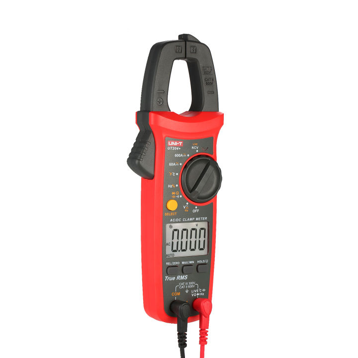 UT204+ 6000 Counts Digital Clamp Meter True RMS Multimeter Clamp ...