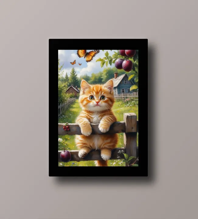 A4 Size Scenery Framed Scenery Photo with Stand & Hang 12 x 8 inch Size ...