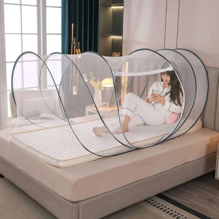 Screen Tent Anti Travel Adjustable Single Folding Portable Mosquito Net ...