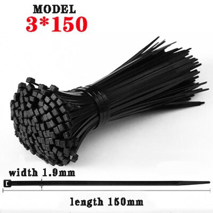 Plastic nylon cable self-locking black plastic winding cable to fix ...
