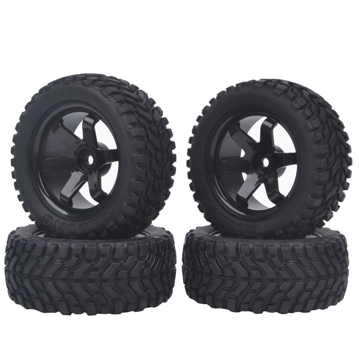 New specials RC Rally Car 75mm Rubber Tyres 12mm Hex Wheels Rims and ...