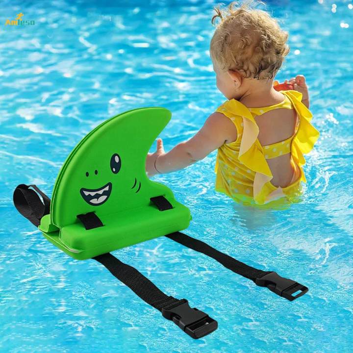Swimming Back Floats, Swimming Shark Fin, Cute Float Device EVA Swim ...