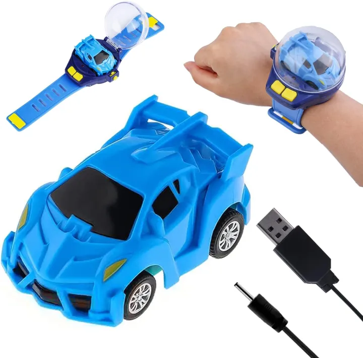 Watch Remote Control Car Toy - 2.4 GHz Mini Watch Car Toys with USB ...