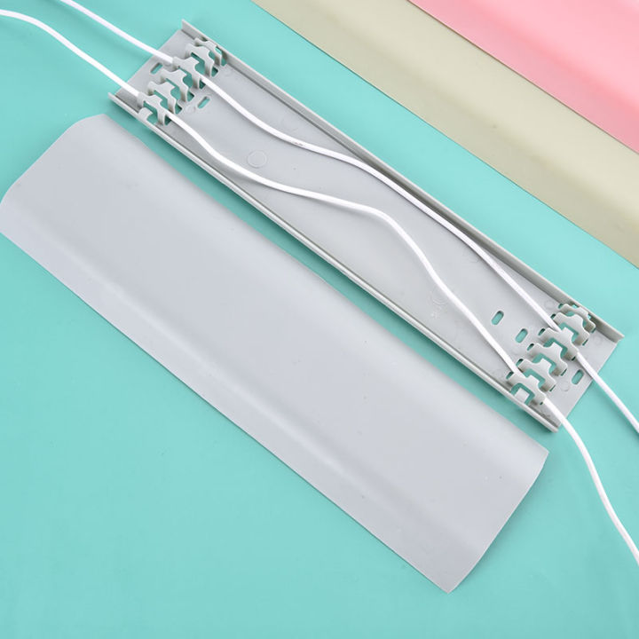 Safe Hide TV Cable Cover Wire Cord Tidy Wall Kit Computer Audio Home ...