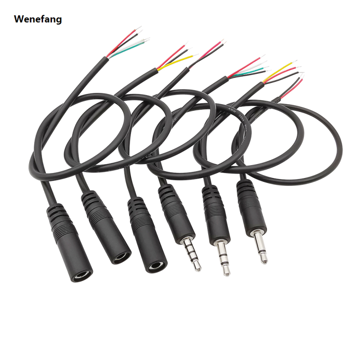 Wenefang 【2025 Version】 3.5mm 1/8'' Mono/Stereo Male Plug Female Jack ...