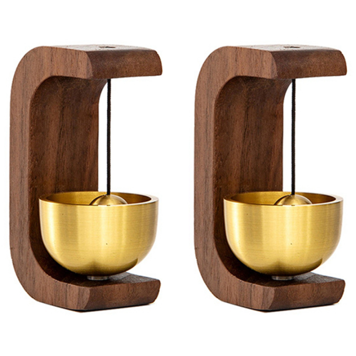 2024 Wooden Doorbell Bell Wind Chimes Wireless Doorbell for Home ...