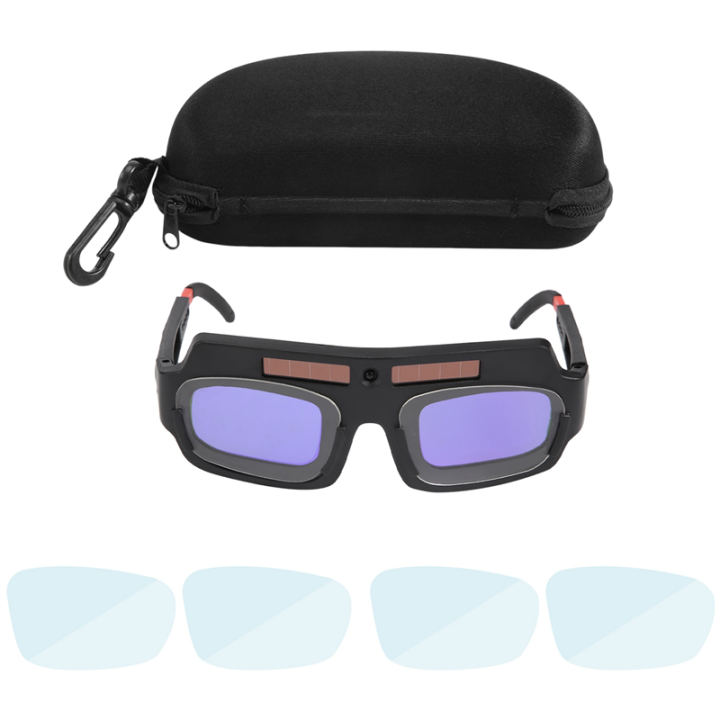 Solar Powered Auto Darkening Welding Mask Helmet Goggles Welder Glasses ...