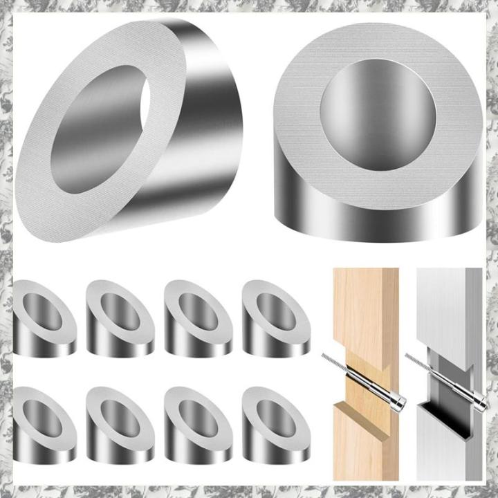 33° Beveled Angle Washers 9mm, for 8mm Cable Railing Hardware Kit, for ...