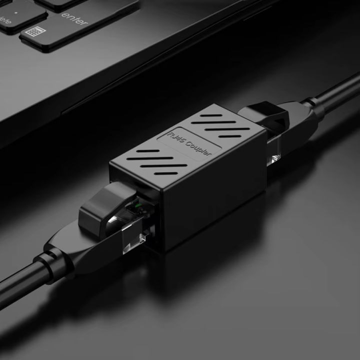 RJ45 Female to Female Connector Ethernet Cable Cat7/Cat6/5e Network LAN ...