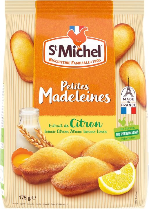 St Michel Mini Madeleine Sponge Cake Lemon 175g (FROM DUBAI) | Daraz.lk