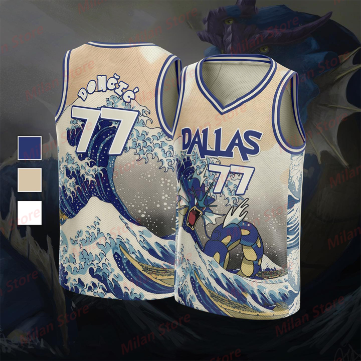 New Arrival Dallas Mavericks x Gyarados Jersey Basketball Luka Dončić ...