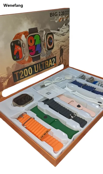 Wenefang ZT Fit Ultra-2 ( 7 in 1 ) Straps Smart Watch New Edition Metal ...