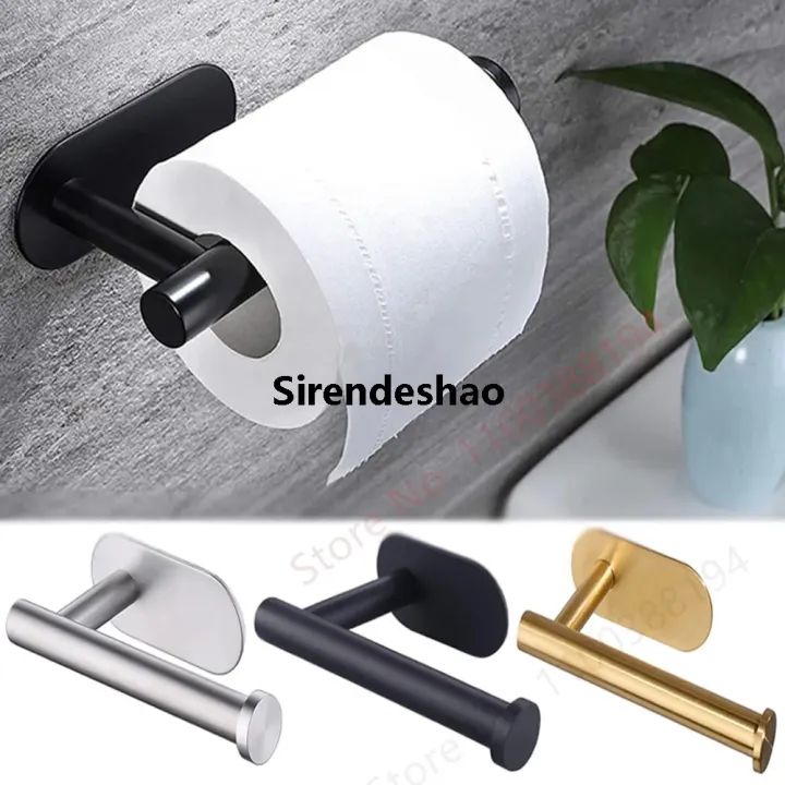 Sirendeshao Adhesive T et Roll Paper Holder Organizer Wall Mount ...