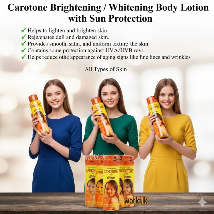 Carotone Light & Natural Brightening Whiit-ning Body Sun Protection ...