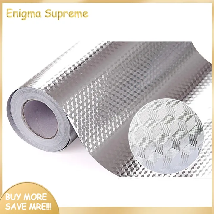 Enigma- Aluminum Foil Sticker Self Adhesive Heat Resistant Kitchen ...