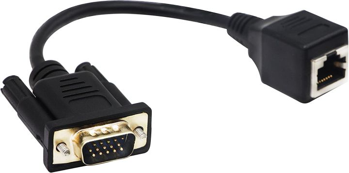 VGA to RJ45 Adapter Network Cable to VGA Network Cable Connector ...