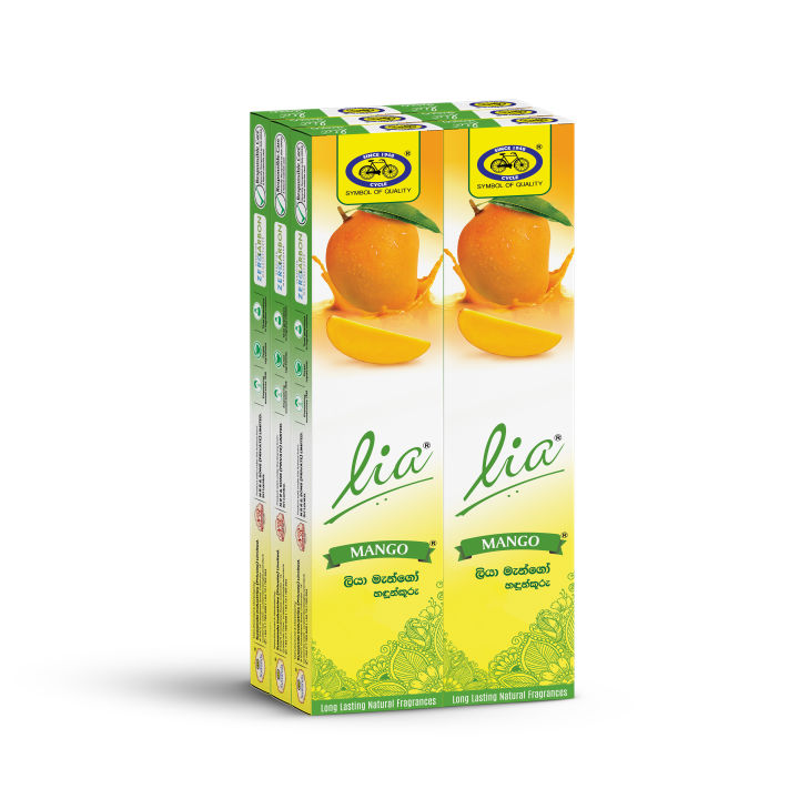 Lia Incense Sticks - Mango - 6 Packets | Daraz.lk