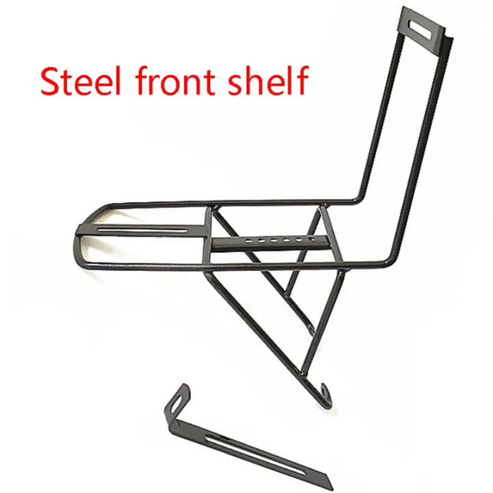 Bike Front Luggage Rack Bike Front Rack Bicycle Carrier Panniers Shelf ...