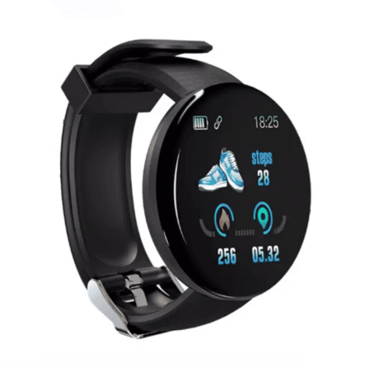 D18 Smart Watch Men Women Watches Heart Rate Blood Pressure Detect Step ...