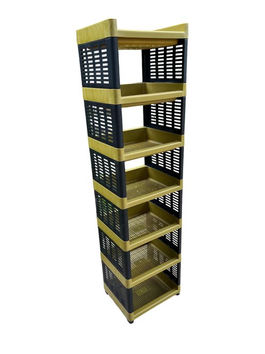 7 Layer Plastic Storage Rack, Book Shelf, Storage Rack for Home ...