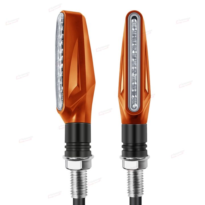 Motorcycle Turn Light Indicator Amber LED Lighting Flasher Universal ...