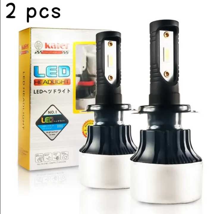 2 pieces Original , High Quality KAIER H4 V8 LED Headlight Bulbs Dual ...
