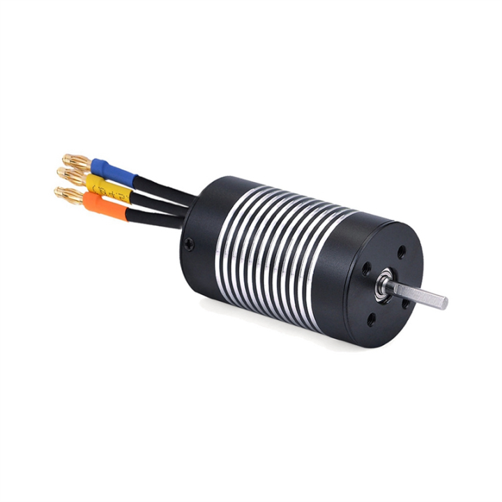 3650 Internal 4-Pole Motor Waterproof Brushless Motor Axle Diameter 3 ...