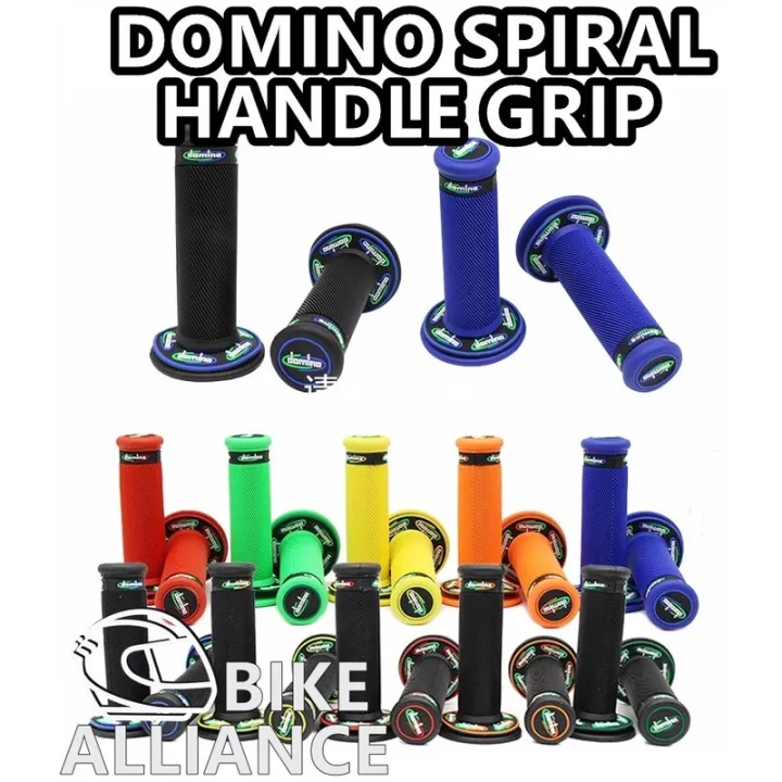 READY STOCK DOMINO NEW VERSION SPIRAL TYPE HANDLE GRIP HANDLEGRIP HAND ...
