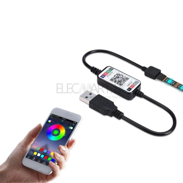 DC 5V USB RGB LED Strip Bluetooth Controller | Daraz.lk