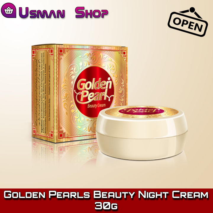 Golden Pearl Beauty Cream Unlock Your Skin's Golden Glow Face & Body Brightening Night Cream 30g ...