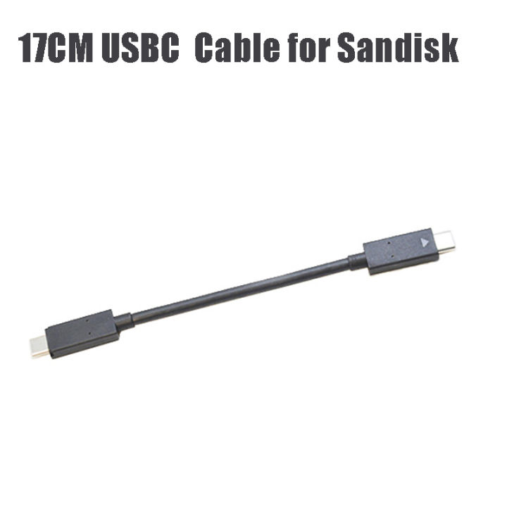 17cm Usbc Power Cable Thunderbolt Type C 4k60hz 60w With Emark Chip ...
