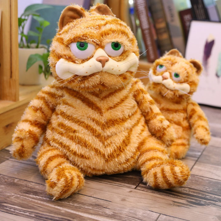 Garfield Fat Cat Cute Plush Doll Kawaii Fluffy Soft Classic Cartoon ...
