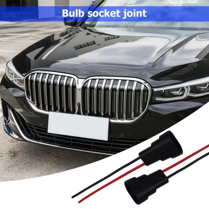 1 Pair HB3 9006 HB4 Bulb Socket Headlight Fog Lamp Male Plug Adapter ...
