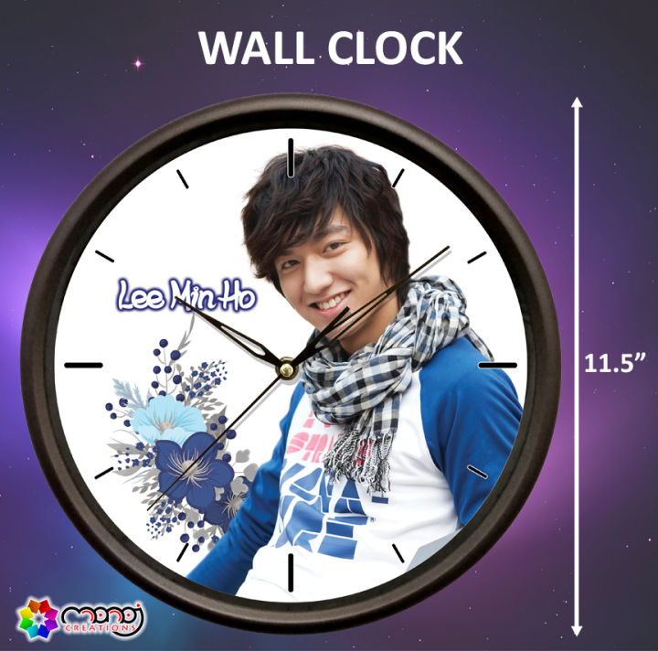 Wall Clock 'Lee Min Ho' Actor Big Size Wall Clock- Quality Wall Clock ...