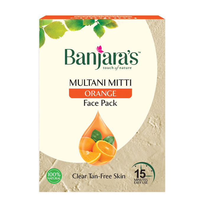 Banjaras Multani Mitti Orange Face Pack Powder 100g | Daraz.lk