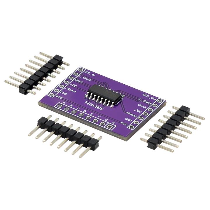 74hc595 Shift Register Ic Drain Open Output Cmos Serial Output Low ...