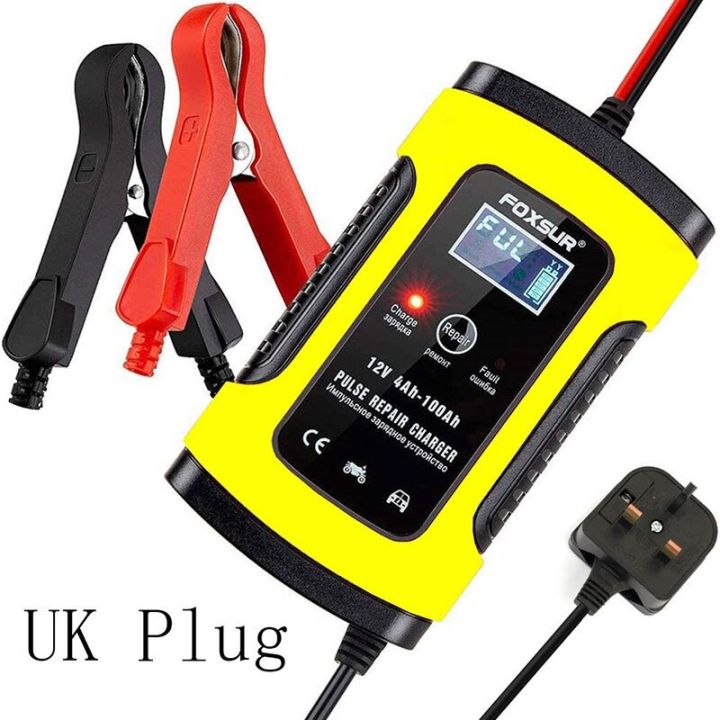 12V 5A Pulse Repair Automatic Car Battery Charger | Intelligent Charger ...