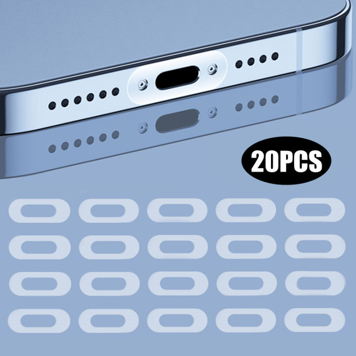 20PCS Phone Charging Port Protective Sticker for IPhone Samsung Xiaomi ...
