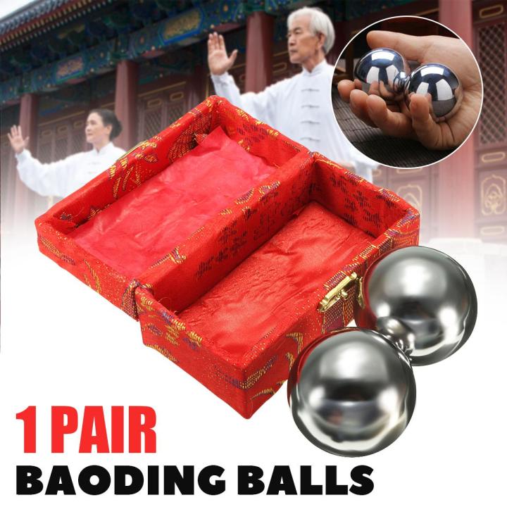 Chinese Health Exercise Stress Baoding Balls Ying Yang Relaxation ...