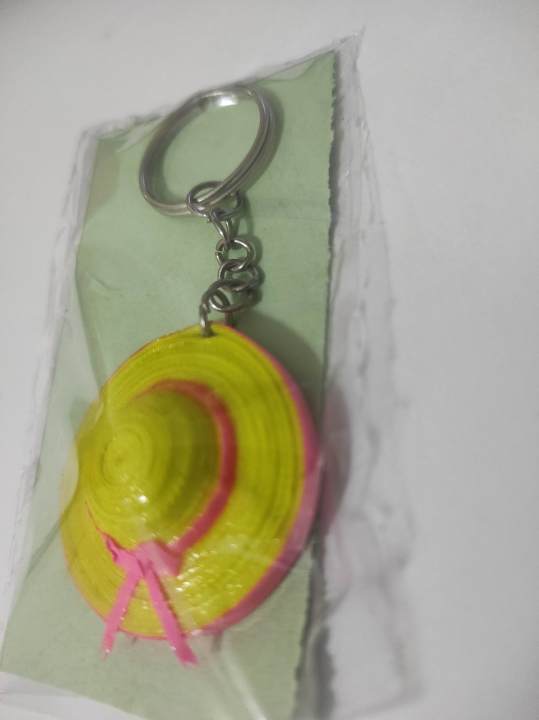 Beautiful Handmade Paper Quilling Cute Hat Key Tags | Daraz.lk