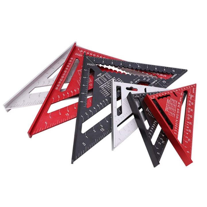Measurement Tool Square Ruler Aluminum Alloy Speed Protractor Miter For ...
