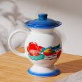 Nostalgic Ceramic Spittoon Cup 350ml Chinese Style Chamber Pot Mug ...