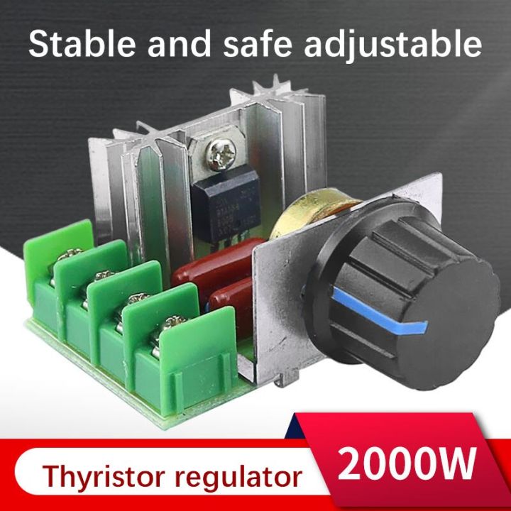 AC 50V-220V 2000W SCR Voltage Regulators Dimmer Motor Speed Controller ...