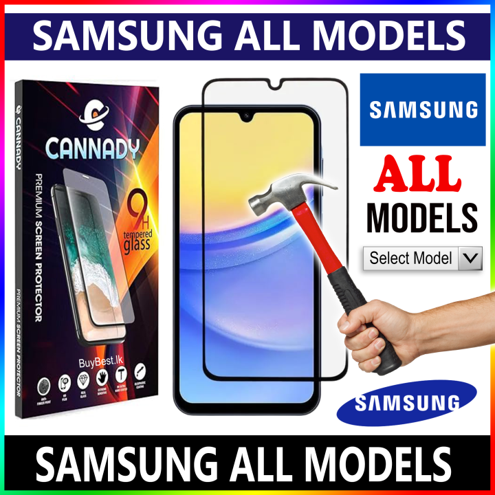 Samsung All Model's Premium Tempered Glass - High Quality 9D Curve edge A04 / A05 / A05S / M02 ...