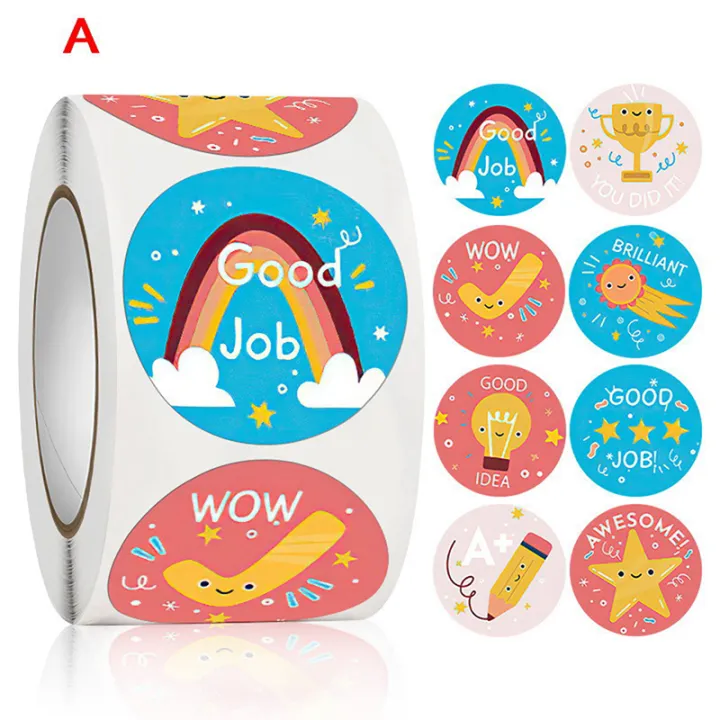500PCS Reward Stickers For Kids School Supplies Classroom Motivational ...