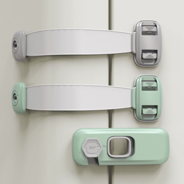 Multifunction Plastic Baby Safety Lock Strong Fixation Double Snap ...