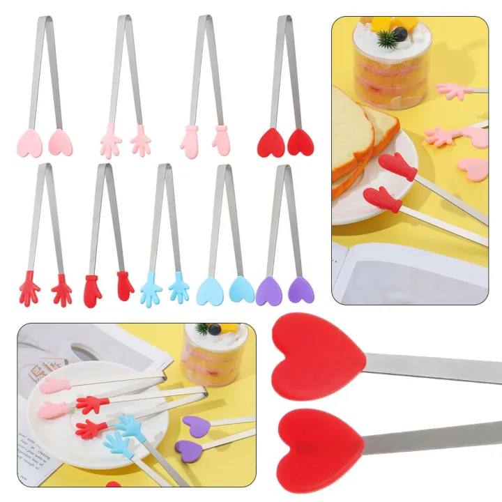 Ice Cube Clip Bread BBQ Creative Mini Silicone Snack Food Tong | Daraz.lk