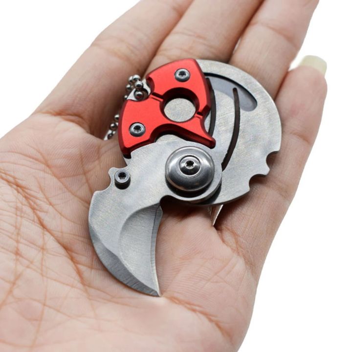 Pocket Folding Small Keychain Hanging For Outdoor Tactic Survival Self ...
