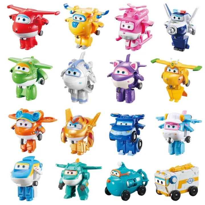 kids educational toys 36 Types Super Wings 2 Scale Mini Transforming ...